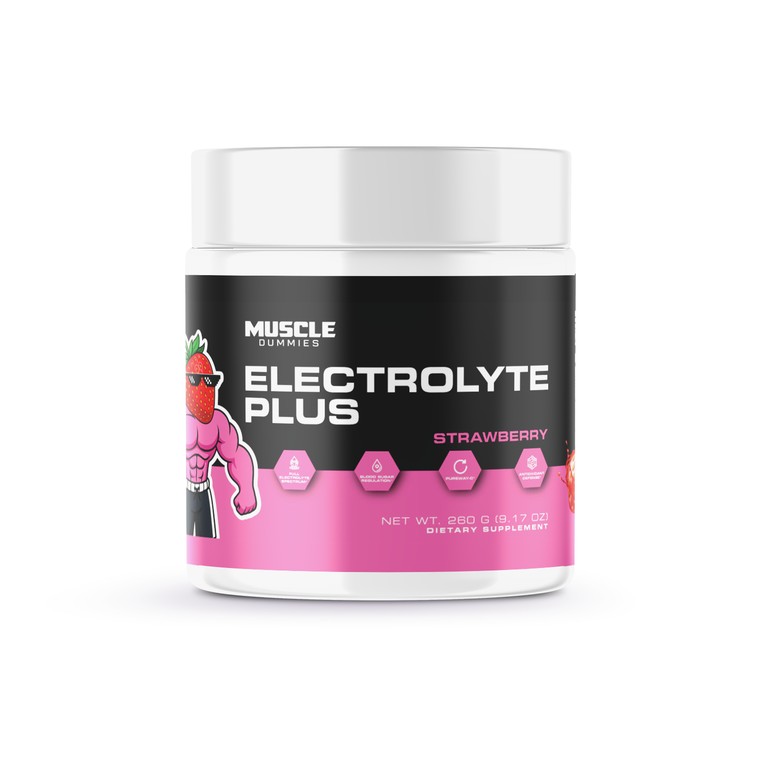 Strawberry Electrolytes – Muscle Dummies